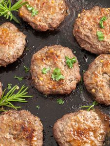 Homemade Ground Beef Breakfast Sausage Patties