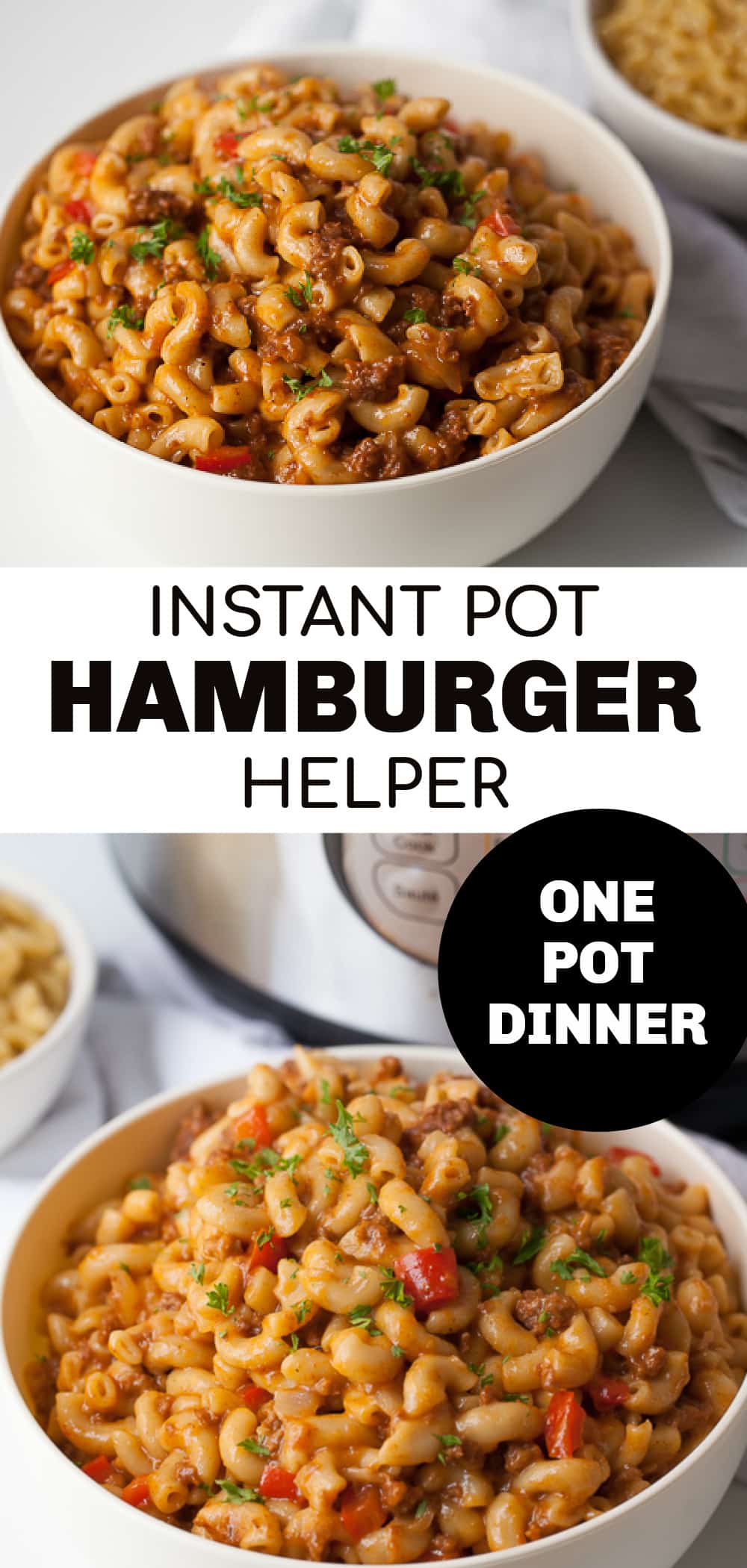 Instant Pot Hamburger Helper (Easy One-Pot Dinner)