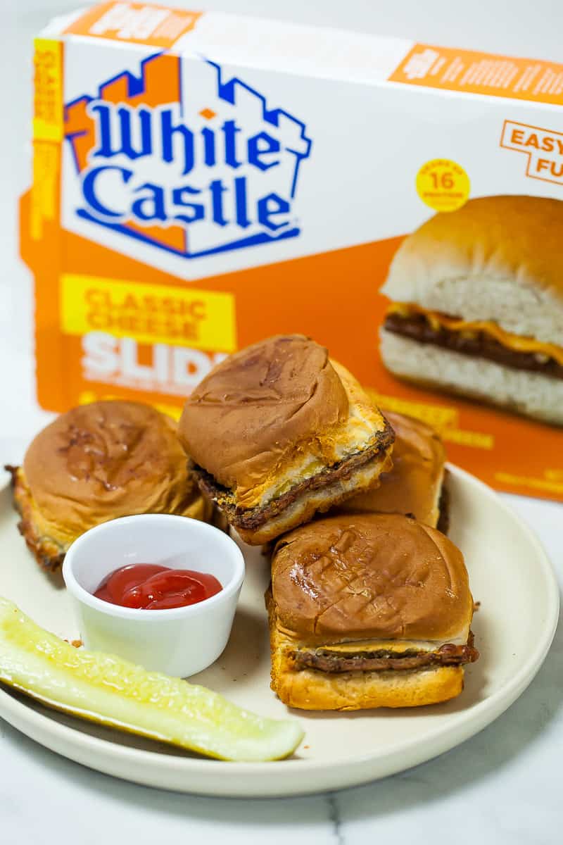 Air Fryer Frozen White Castle Burgers (Cooked In 10 Minutes)